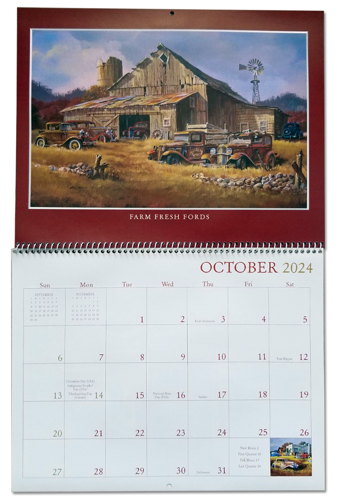 2024 Junkyard Classics Calendar – Dale Klee Art Gallery