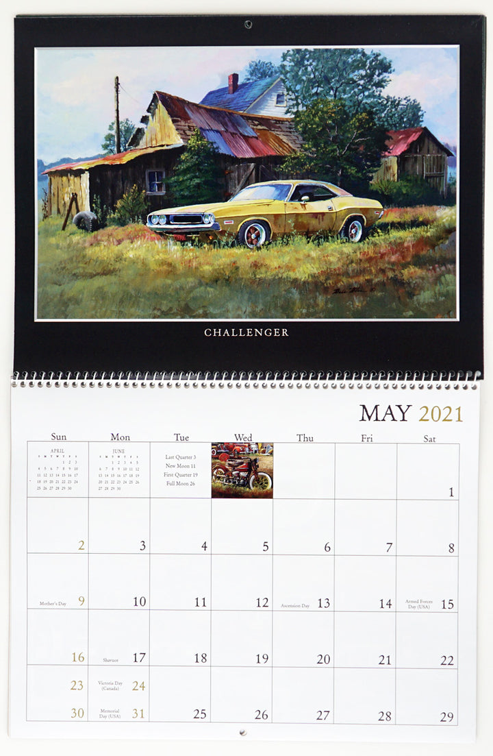 "2021 Junkyard Classics Calendar" – Dale Klee Art Gallery