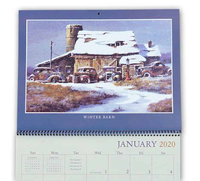 "2020 Junkyard Classics Calendar" – Dale Klee Art Gallery