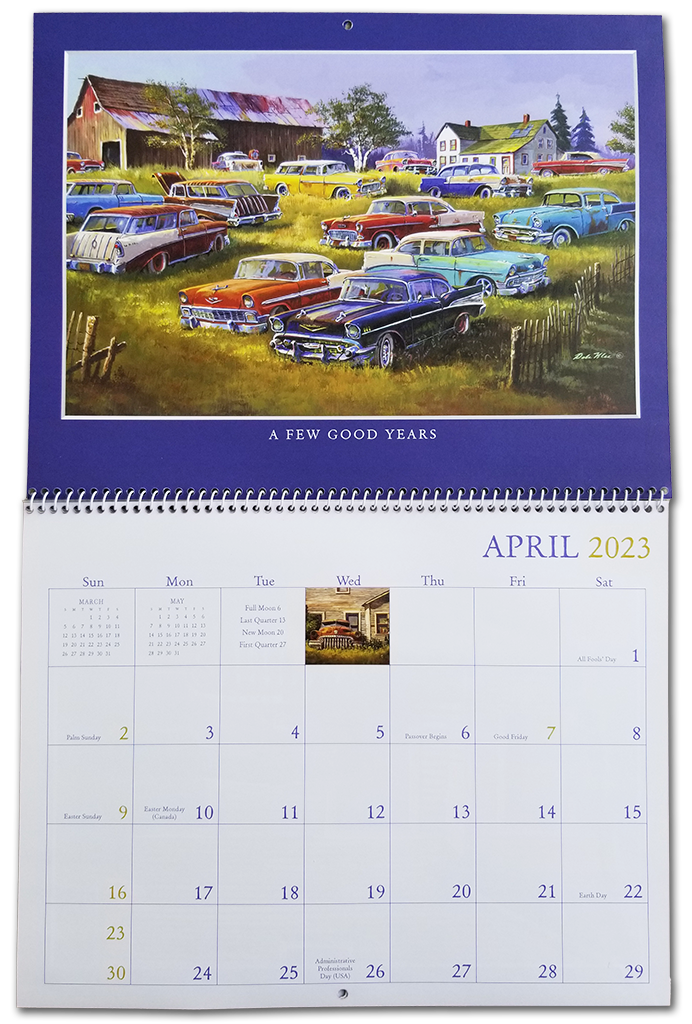 "2023 Junkyard Classics Calendar" SORRY _ SOLD OUT – Dale Klee Art Gallery