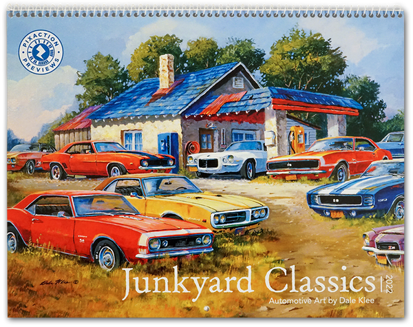 "2022 Junkyard Classics Calendar" – Dale Klee Art Gallery